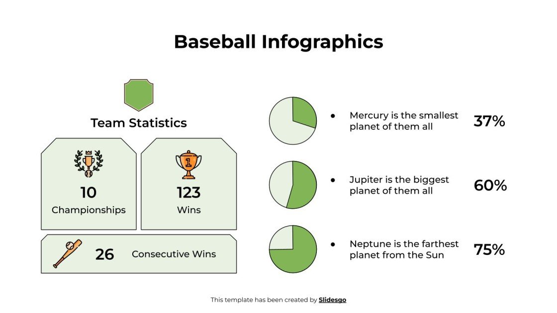 Baseball Infographics Template