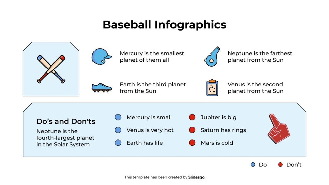 Baseball Infographics Template