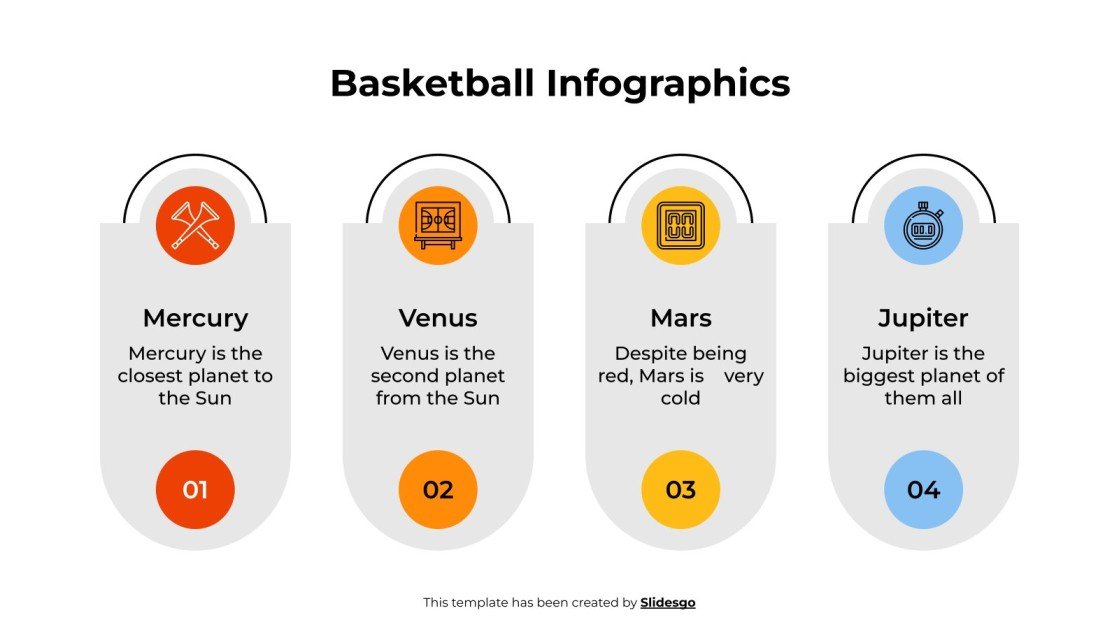 Basketball Infographics Template
