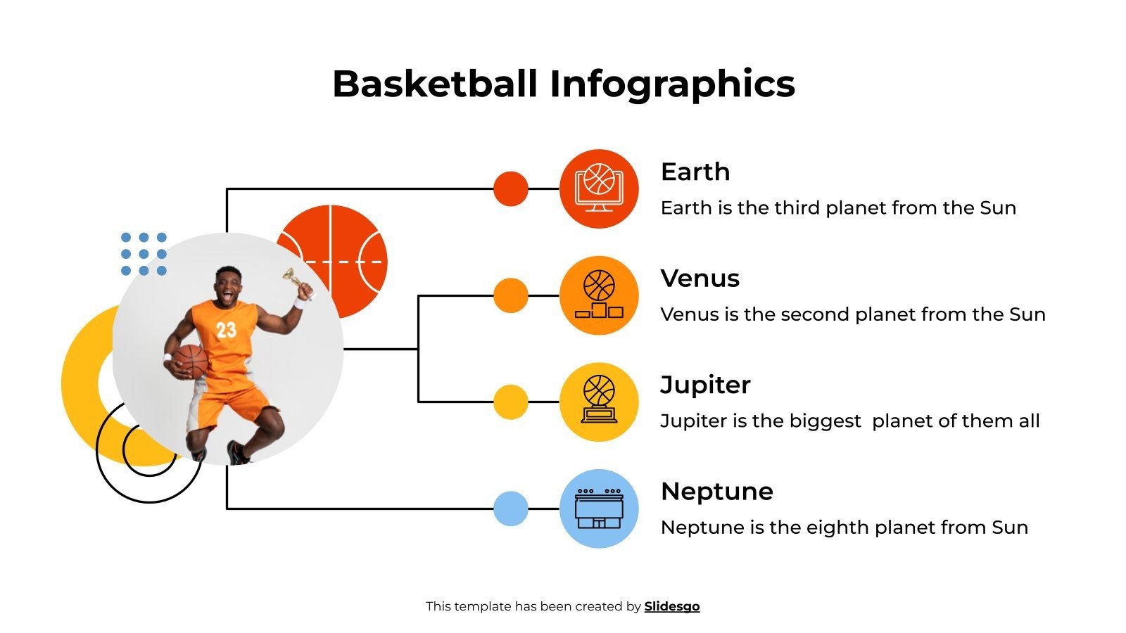 Basketball Infographics Template