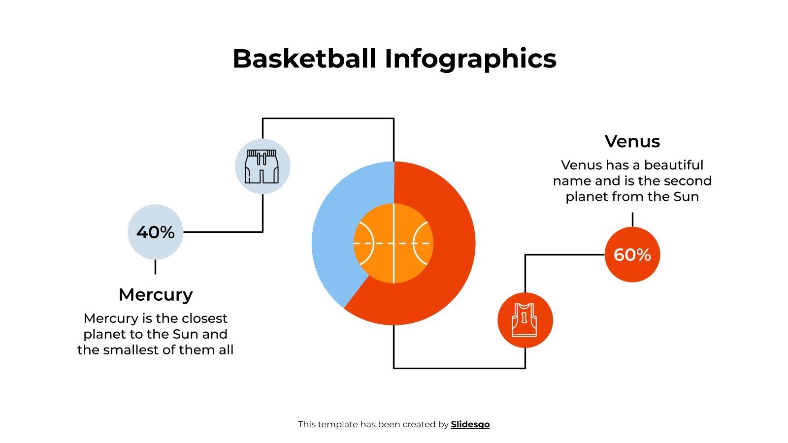 Basketball Infographics Template