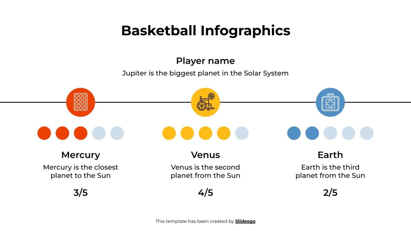 Basketball Infographics Template