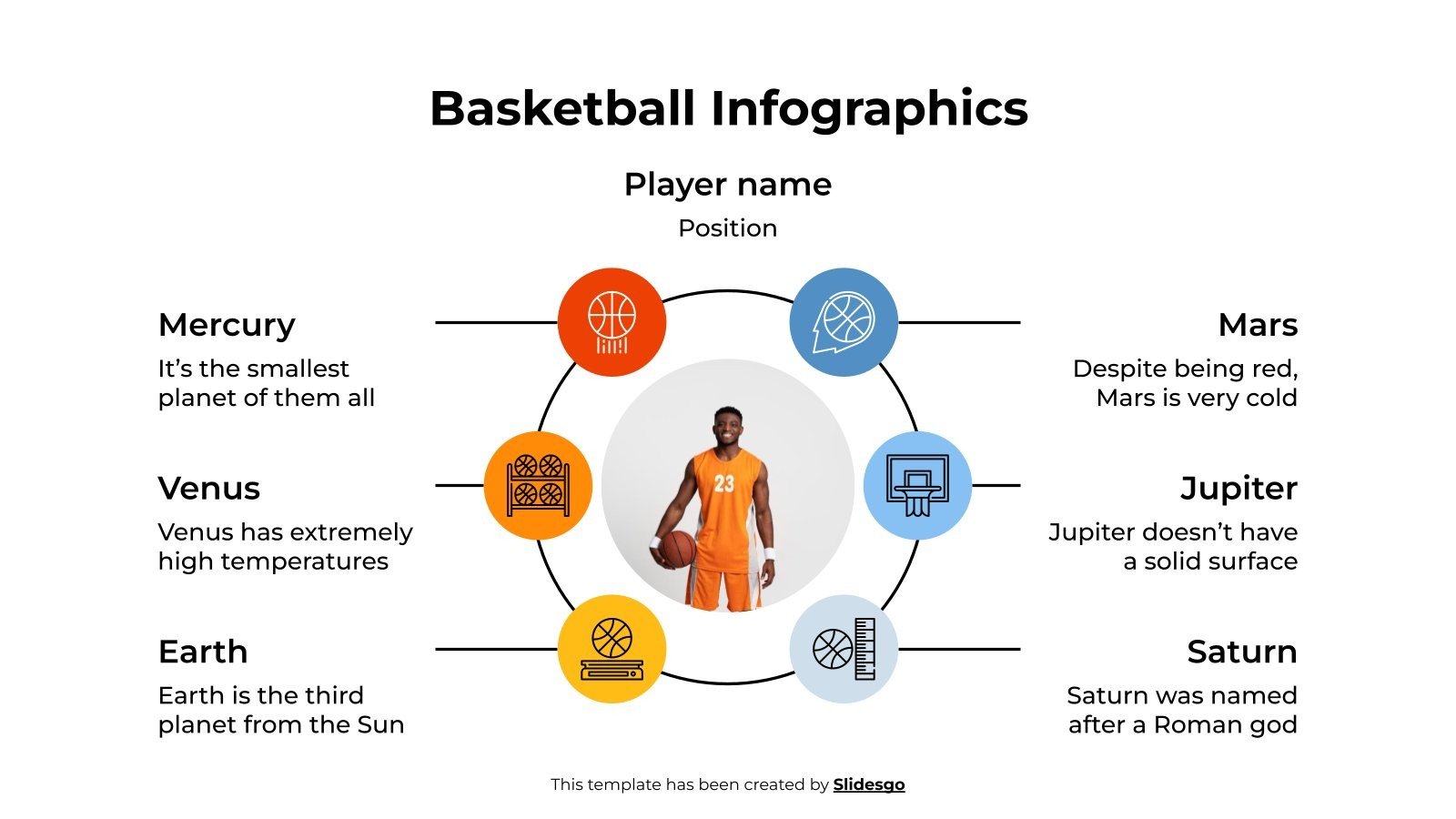 Basketball Infographics Template