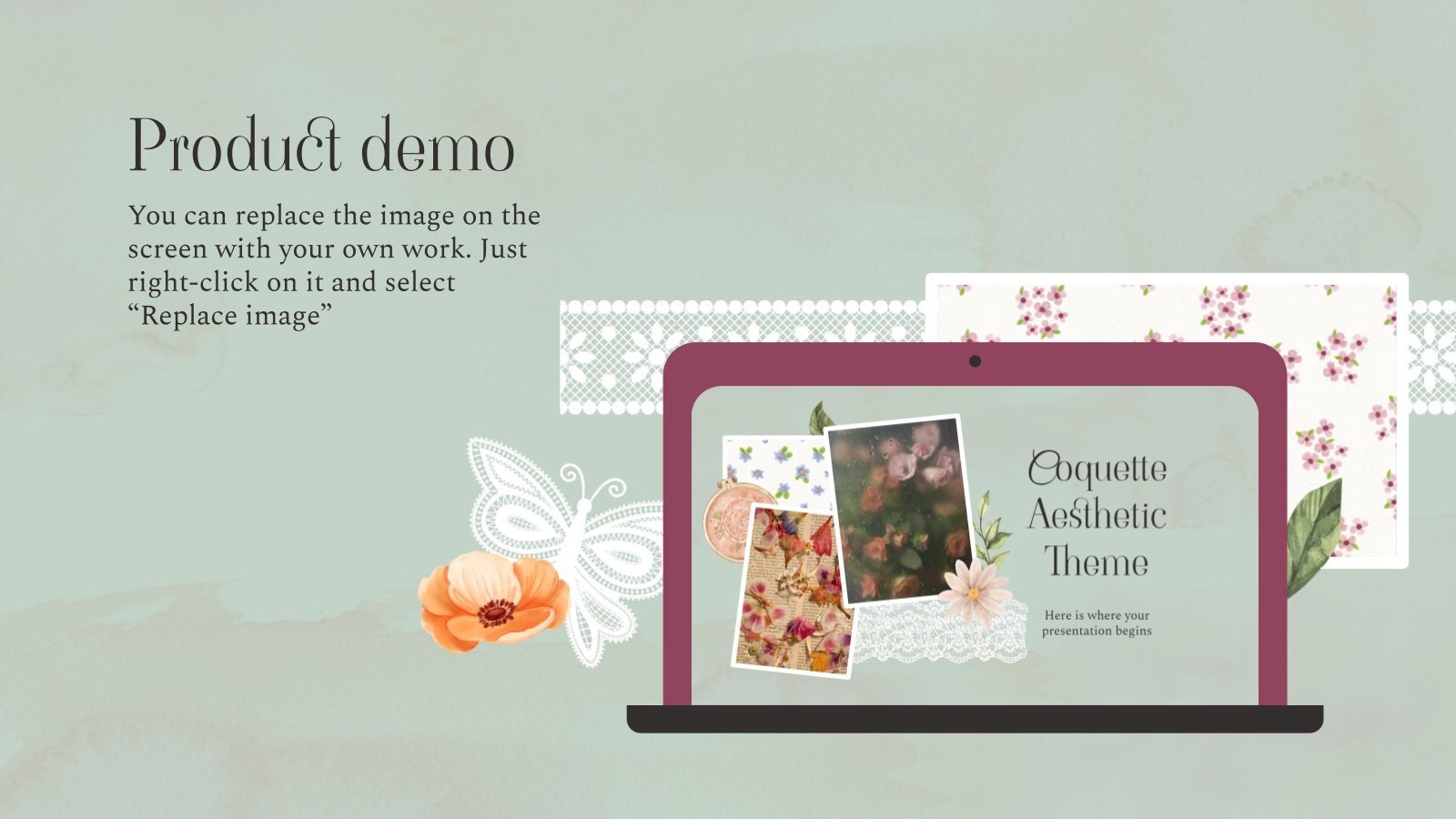 Coquette Aesthetic Theme Presentation