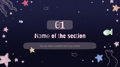 Starfish Pattern Minitheme Presentation