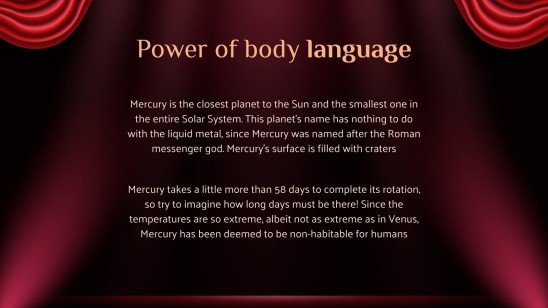 Stage Acting Workshop Presentation