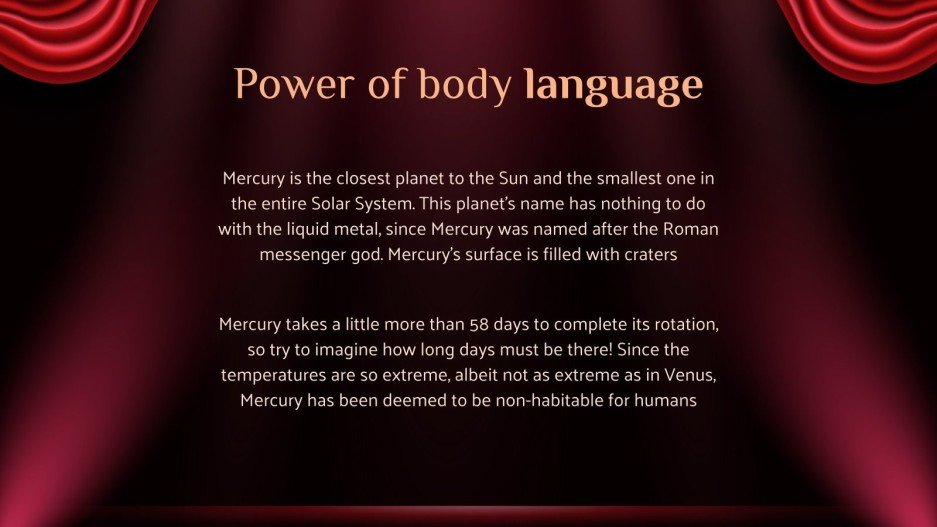 Stage Acting Workshop Presentation