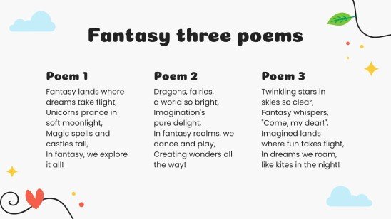 Short Poems For Kids Presentation
