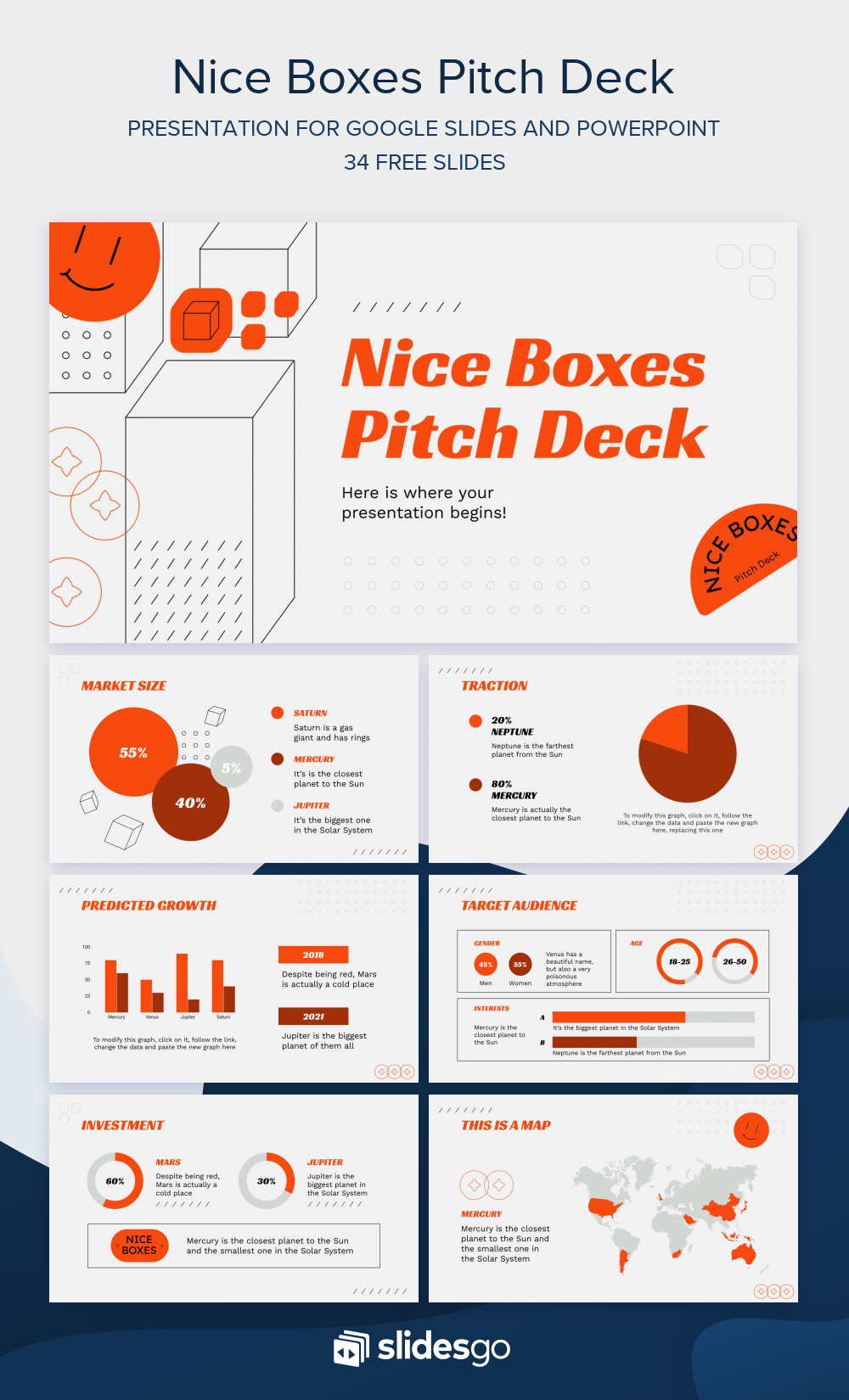 Nice Boxes Pitch Deck | Google Slides & PPT template