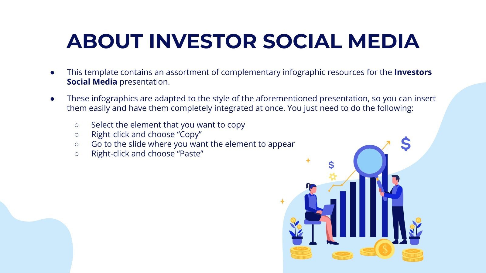 Investors Social Media Infographics Template