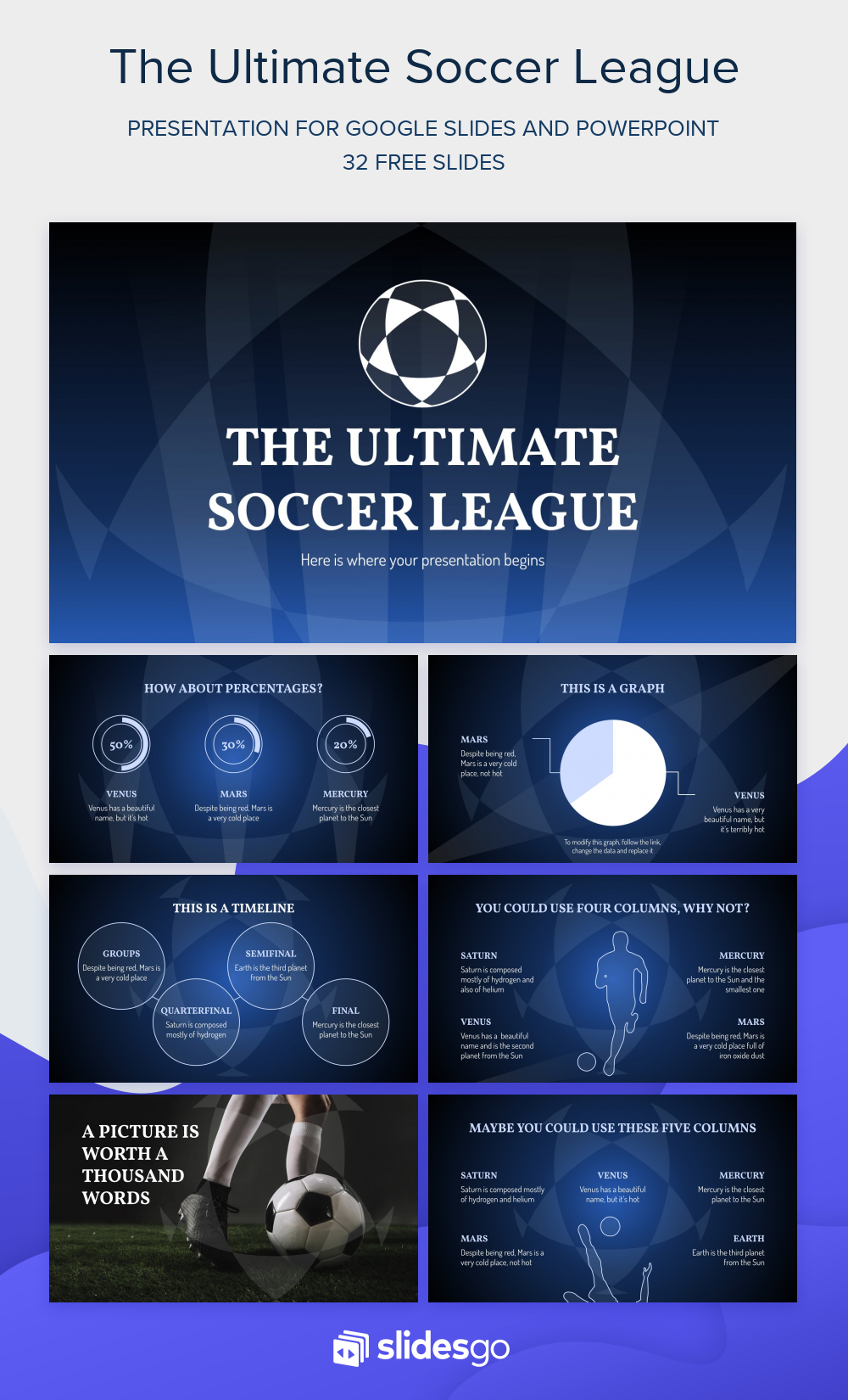 The Ultimate Soccer League | Google Slides & PowerPoint theme