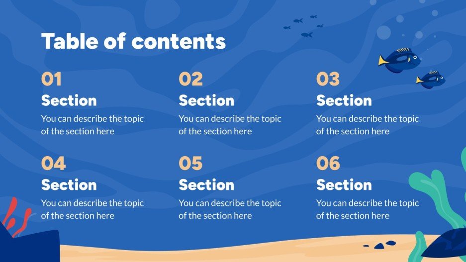 Blue Tang Fish Presentation