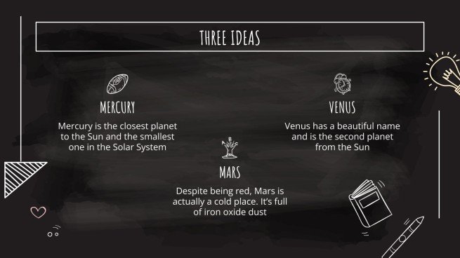 Doodle Chalkboard Background Presentation