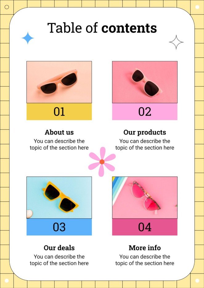 Glasses Catalog Presentation