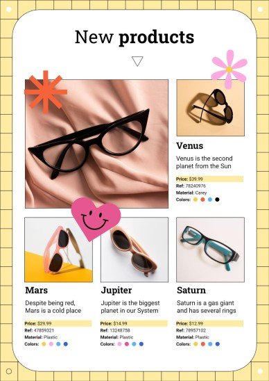 Glasses Catalog Presentation