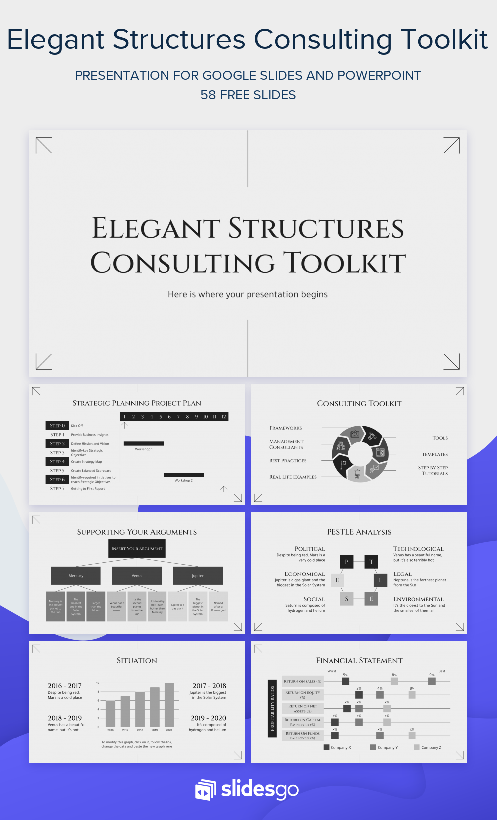 Elegant Structures Consulting Toolkit | Google Slides and PPT