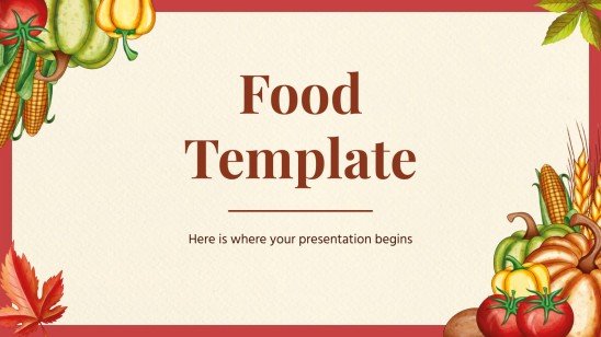 Food Template Presentation