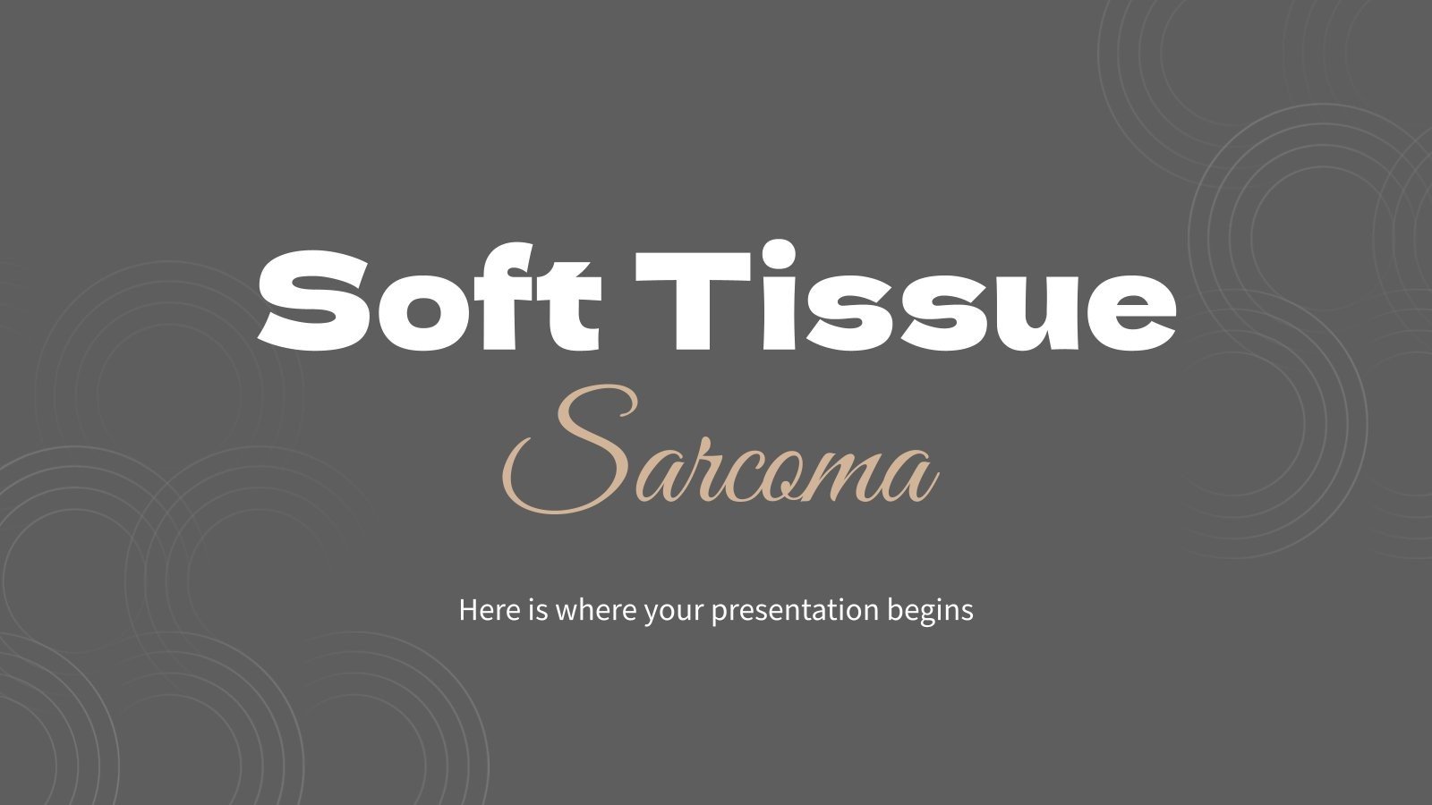 Soft Tissue Sarcoma Presentation
