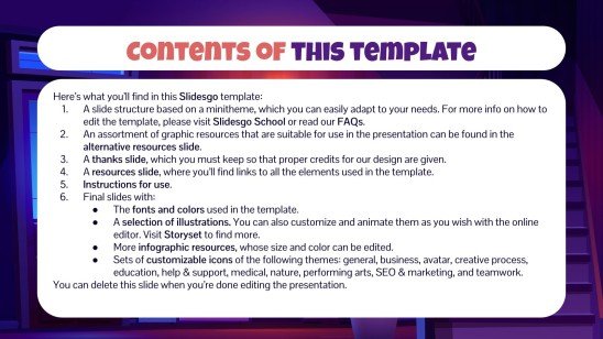 Cartoon Family House Minitheme Presentation