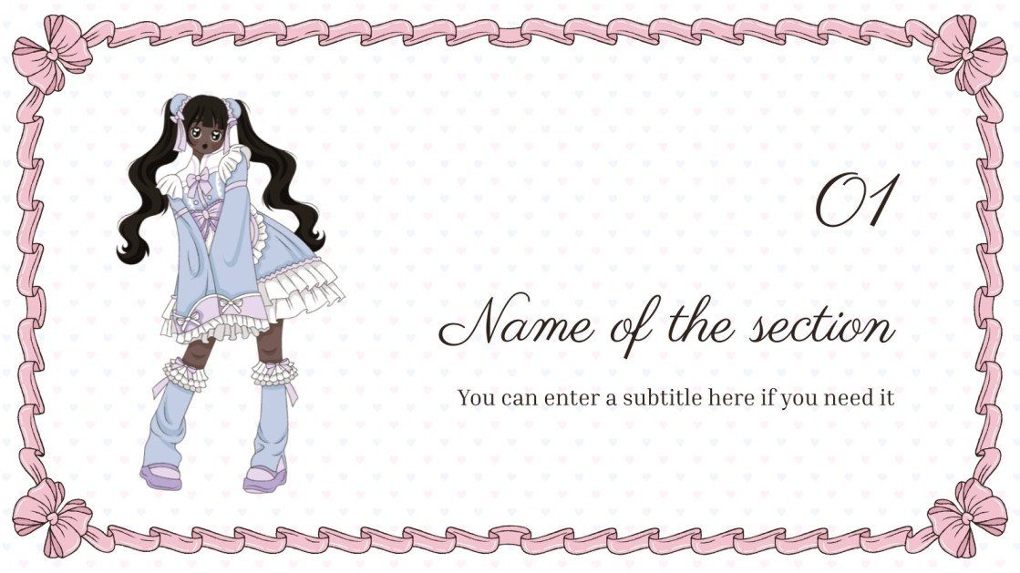 Coquette Aesthetic Theme Presentation