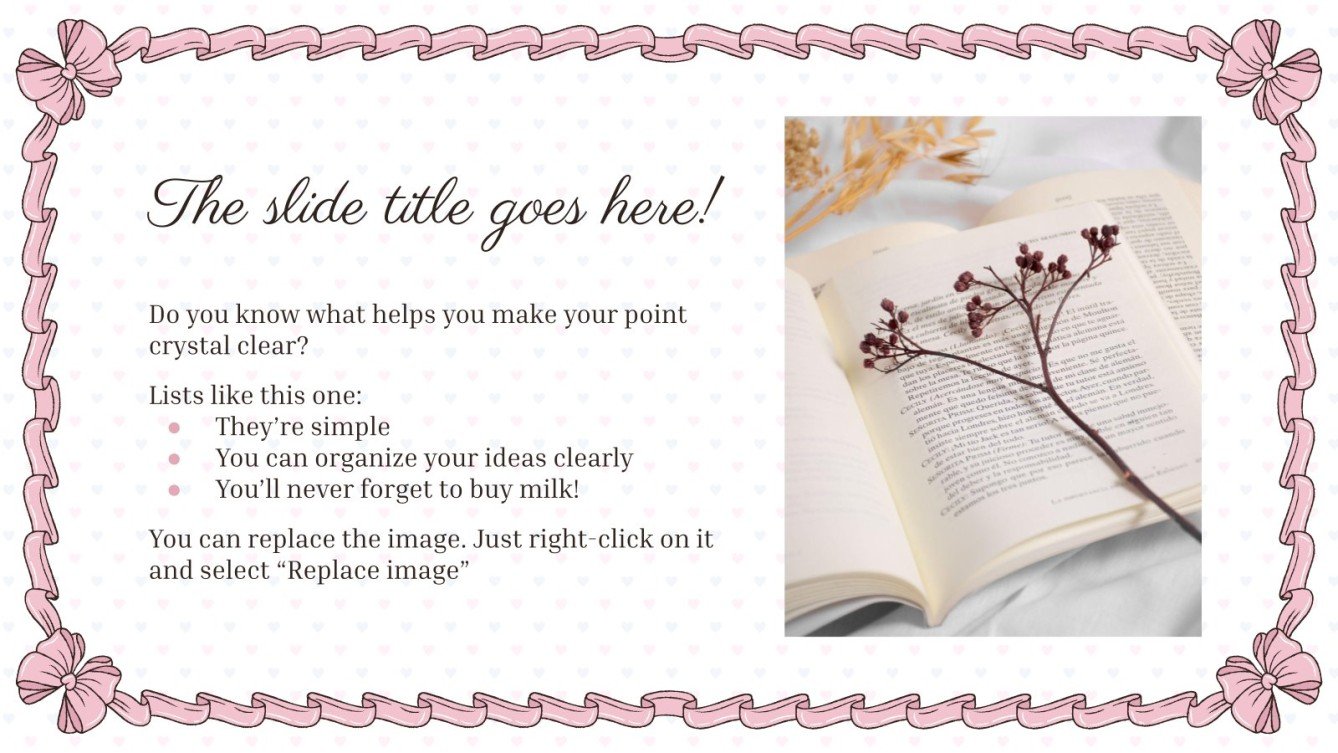 Coquette Aesthetic Theme Presentation