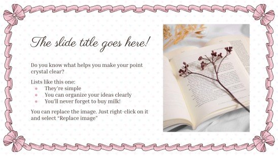 Coquette Aesthetic Theme Presentation