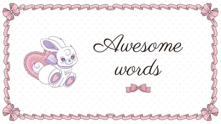 Coquette Aesthetic Theme Presentation