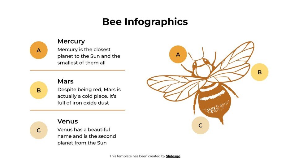 Bee Infographics Template