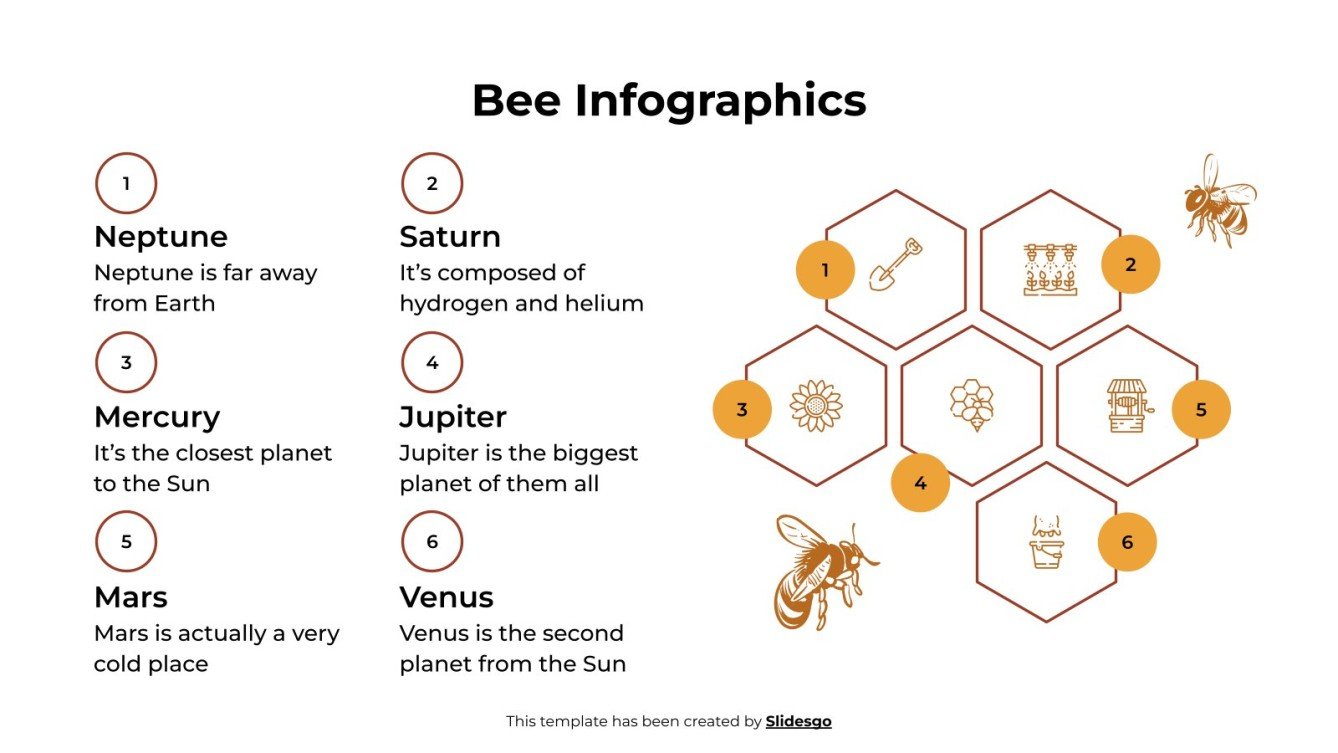 Bee Infographics Template