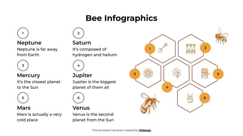 Bee Infographics Template