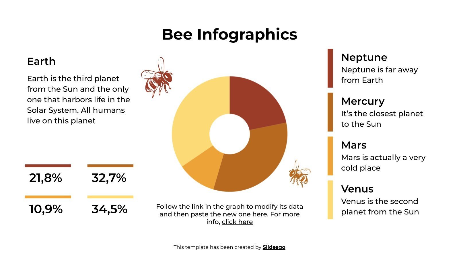 Bee Infographics Template