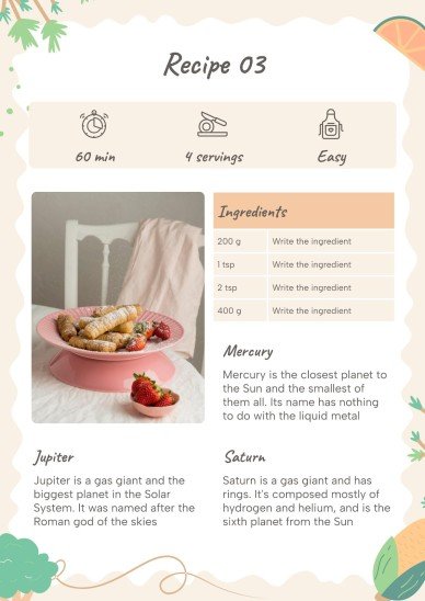 Grandma's Recipe Book Presentation