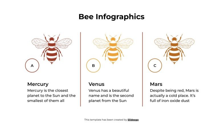 Bee Infographics Template