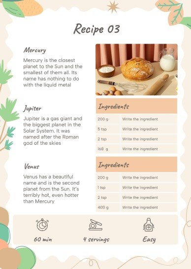 Grandma's Recipe Book Presentation