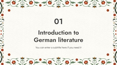 German Literature Lesson for High School Presentation