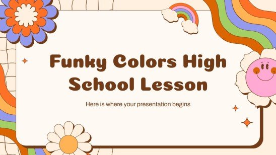 Présentation Leçon de lycée aux couleurs géniales