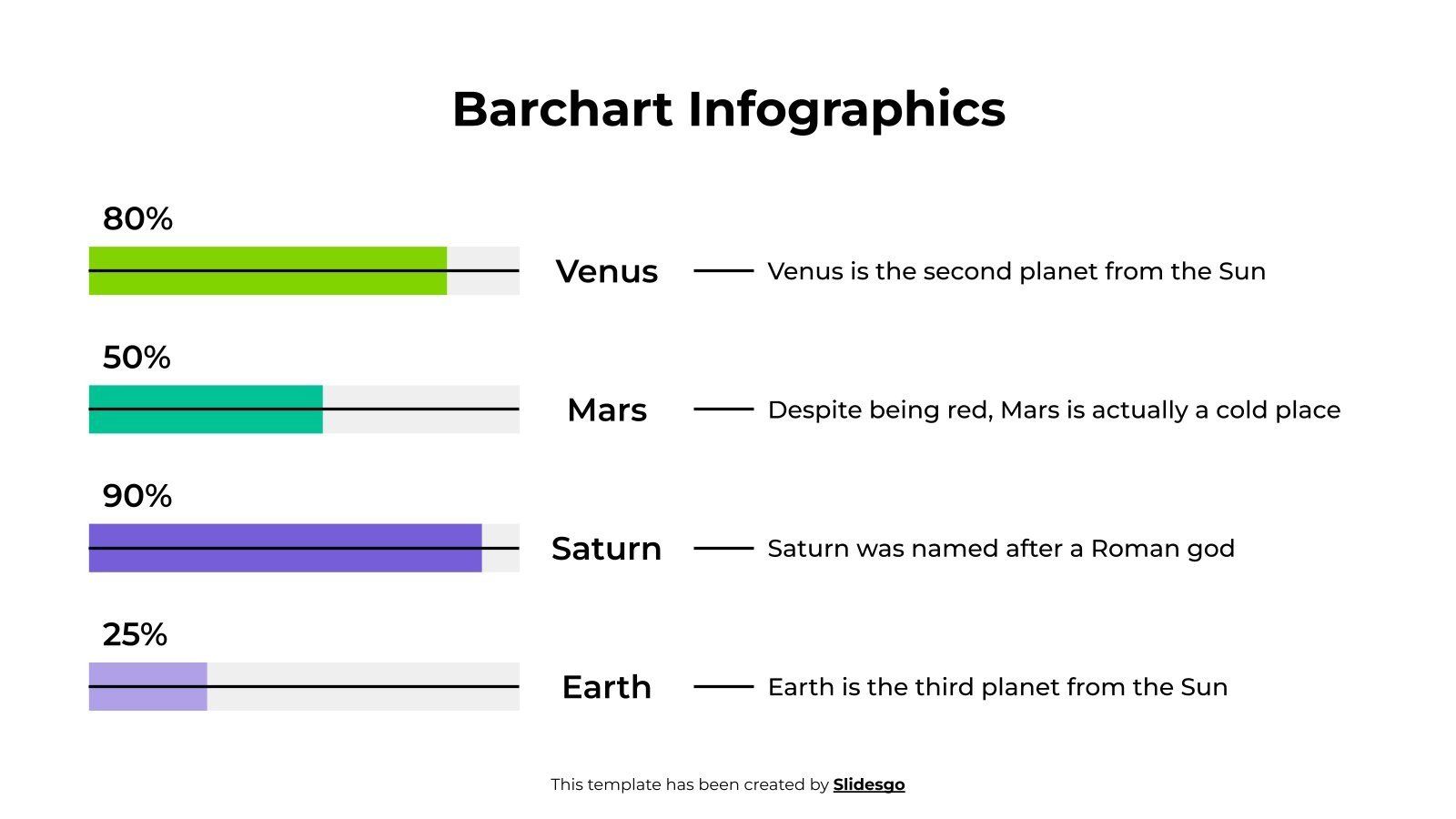 Barchart Infographics Template