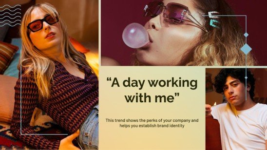 Trendy Style Social Media Strategy Presentation