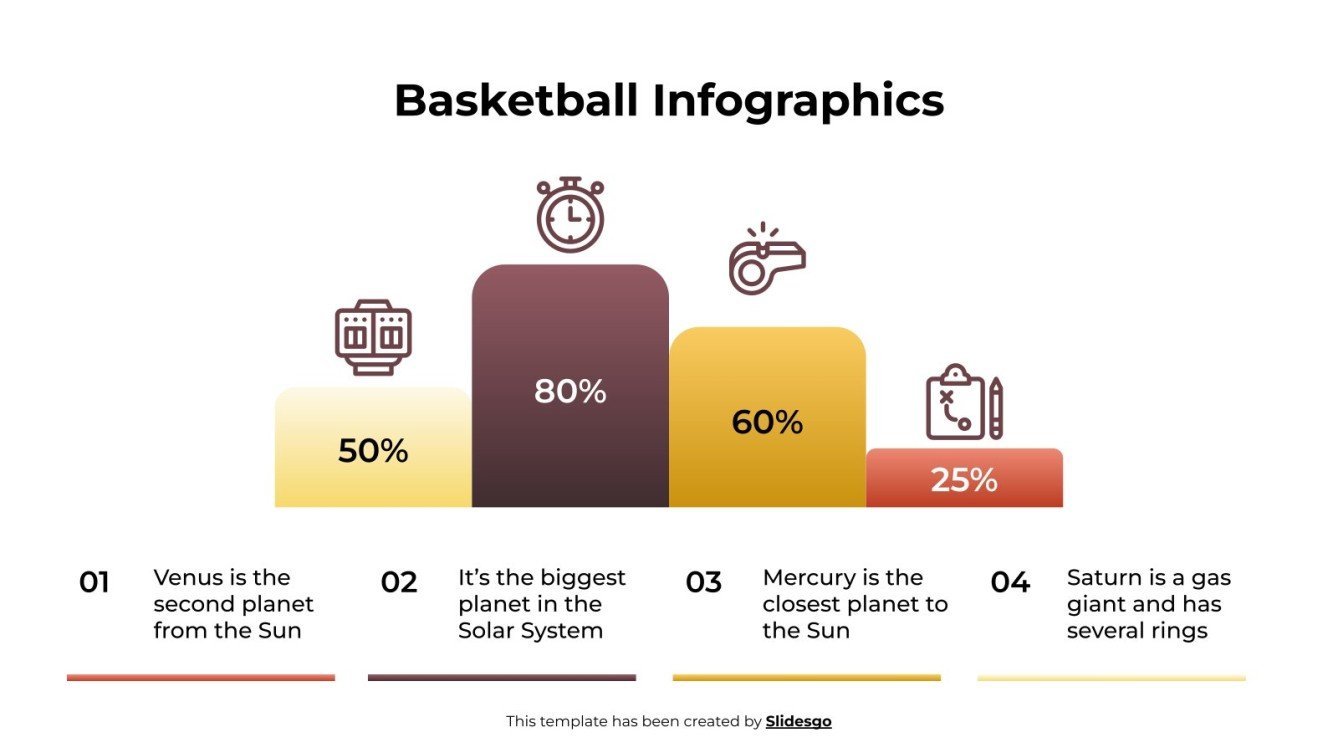 Basketball Infographics Template