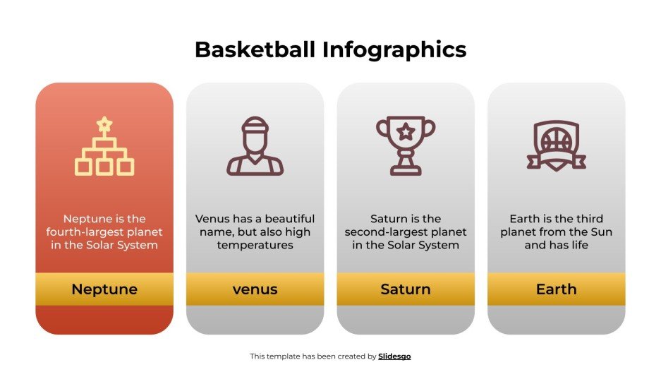 Basketball Infographics Template