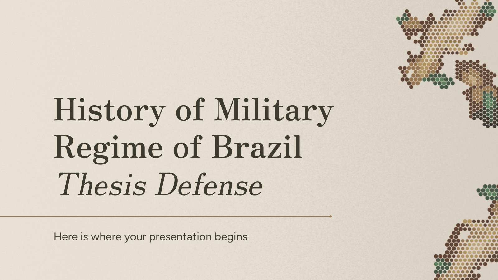 Free templates about Brazil for Google Slides and PowerPoint