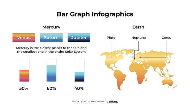 Présentation Infographies de graphiques à barres