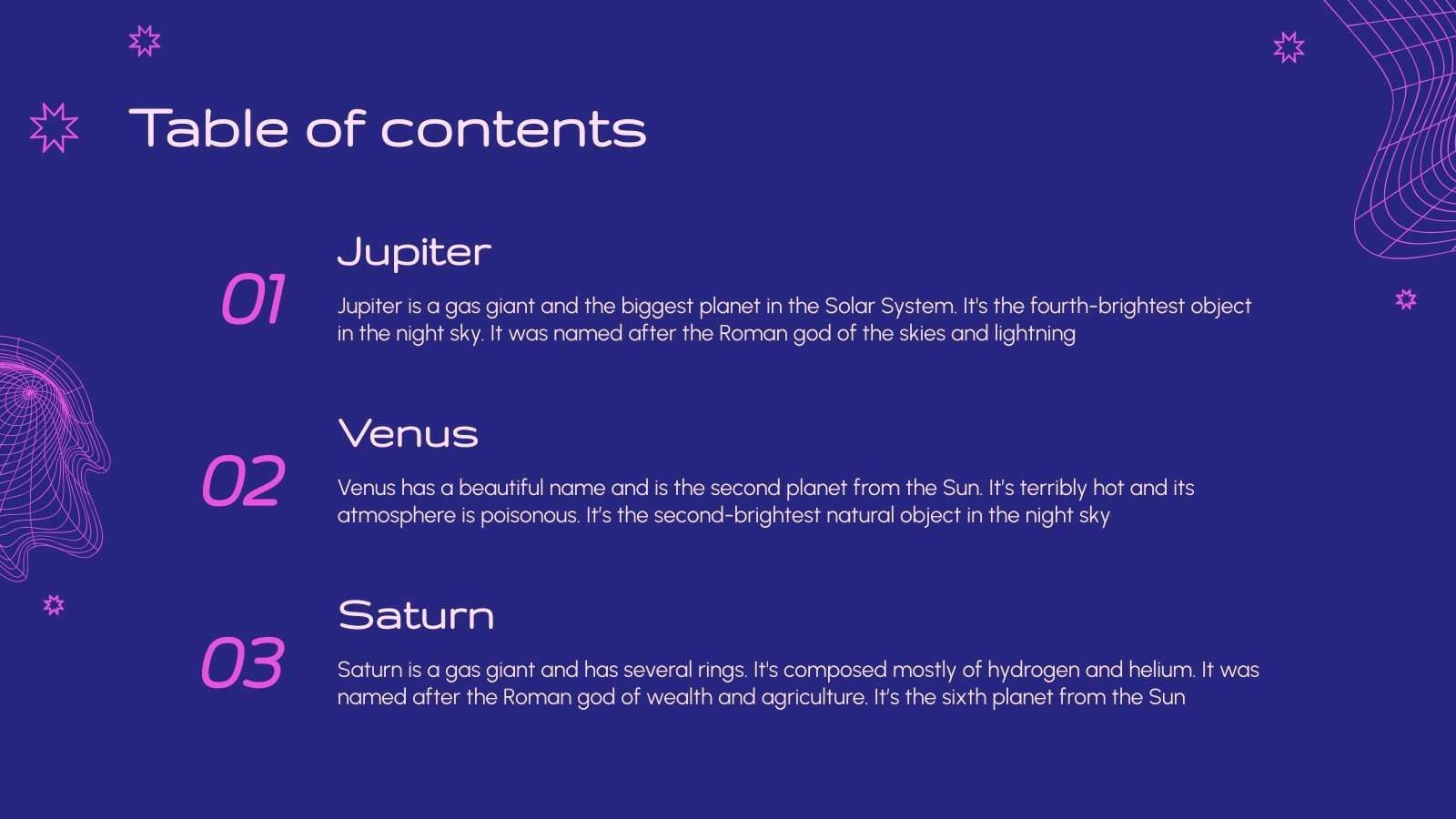 Design Inspiration Theme for Marketing Presentation