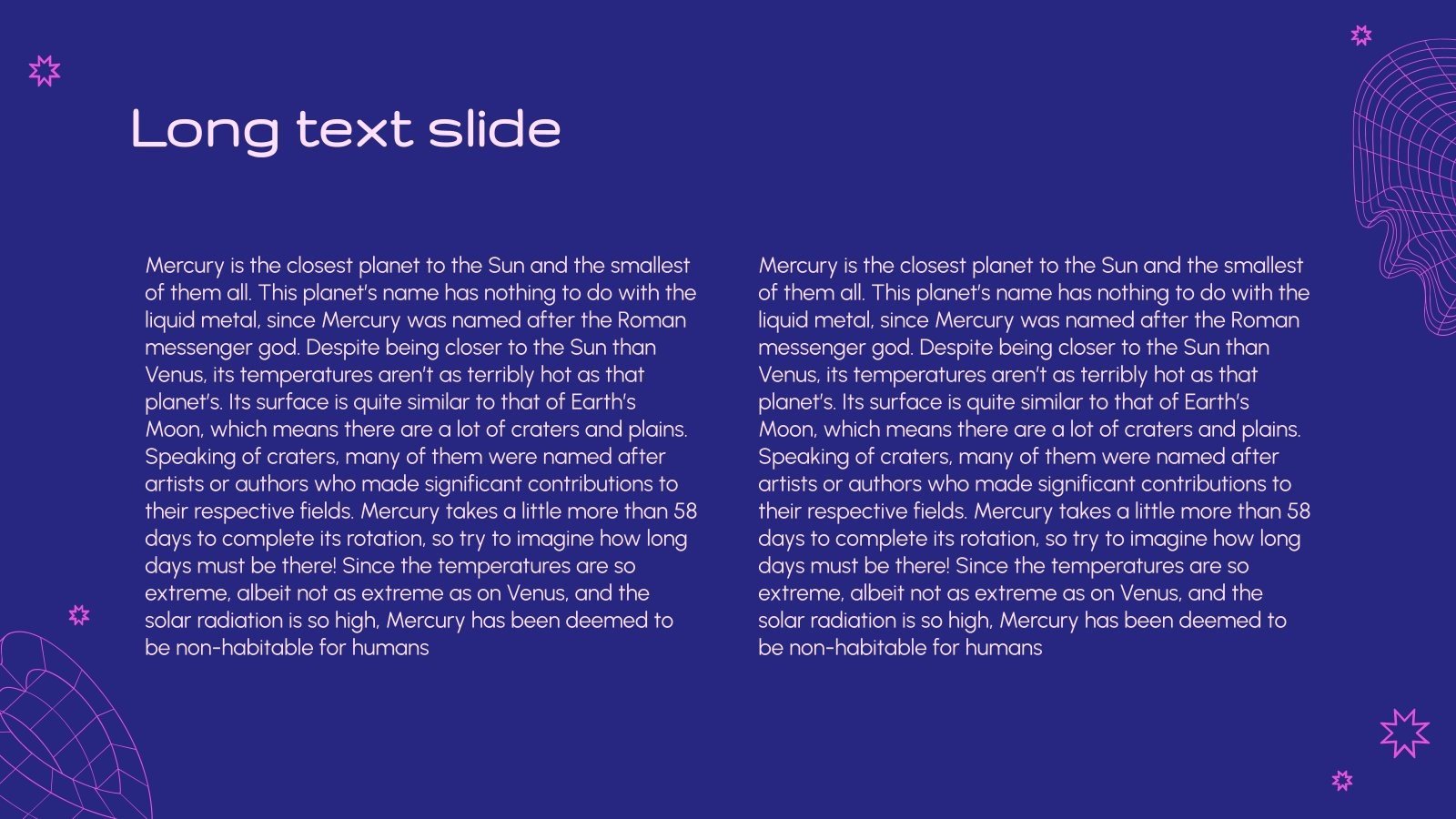 Design Inspiration Theme for Marketing Presentation