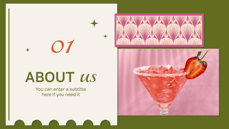 Cocktail Bar for Social Media Presentation