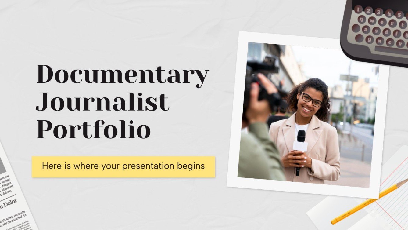 Free Google Slides and PowerPoint templates about newspapers!