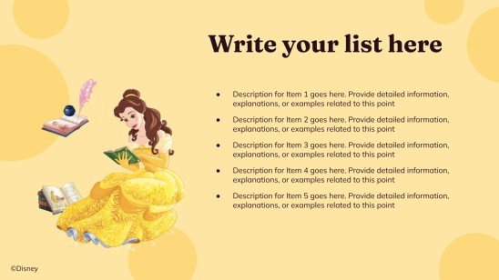 Beauty and the Beast Presentation