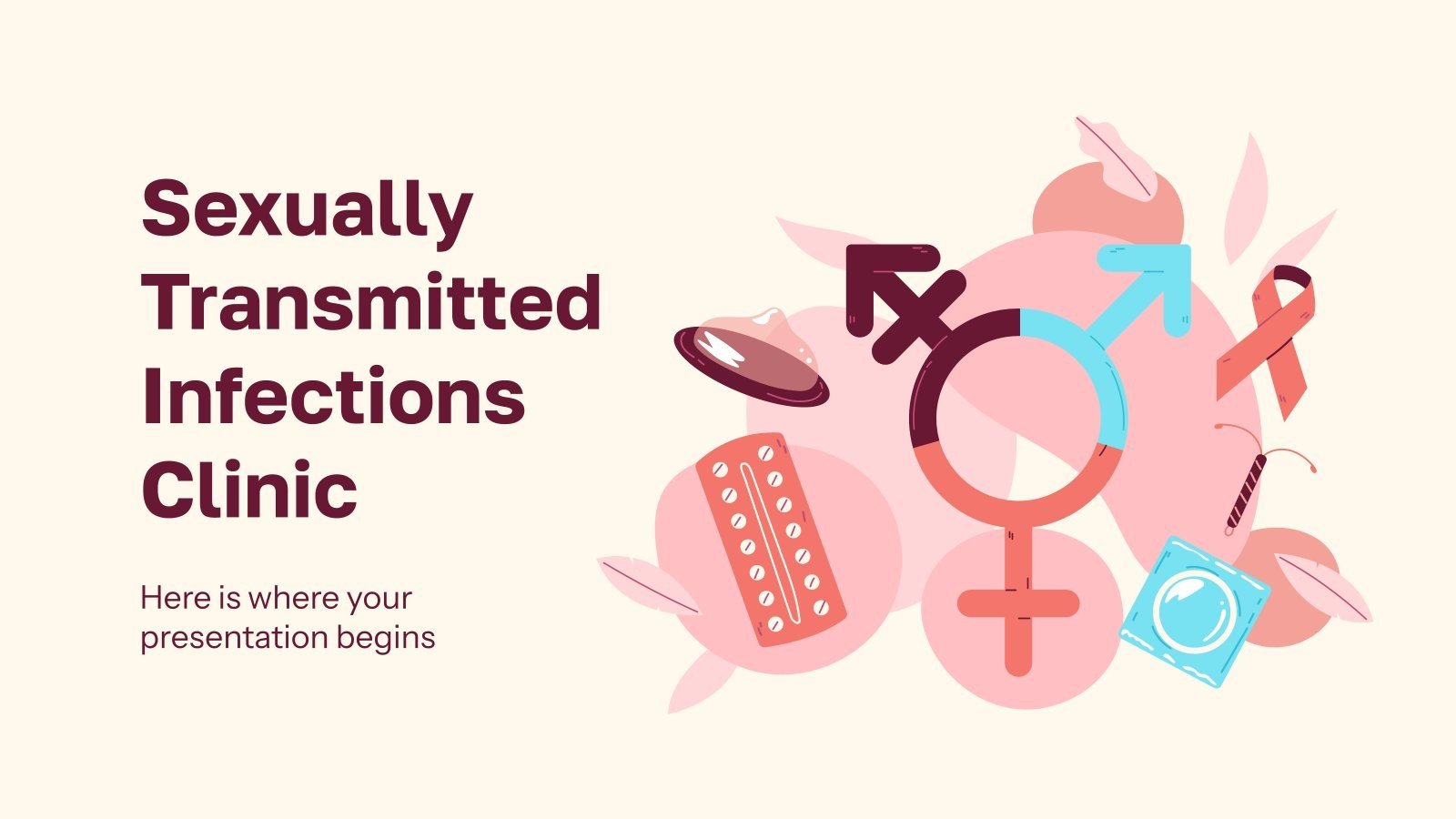 Modelos grátis sobre sexualidade para o Google Slides e PPT