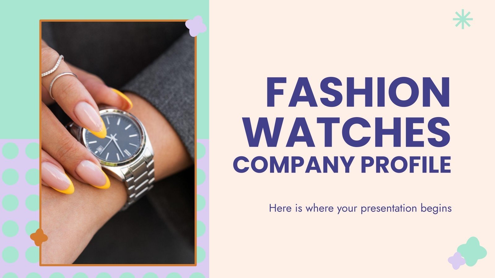 Fashion Watches Company Profile Presentation