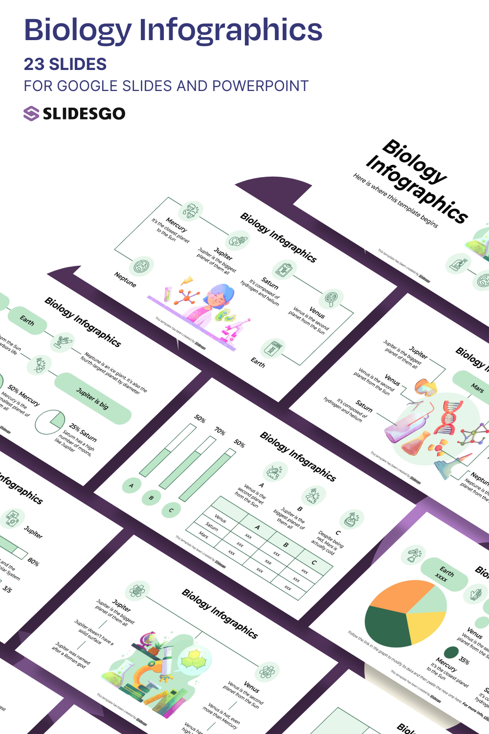 Biology Infographics Template